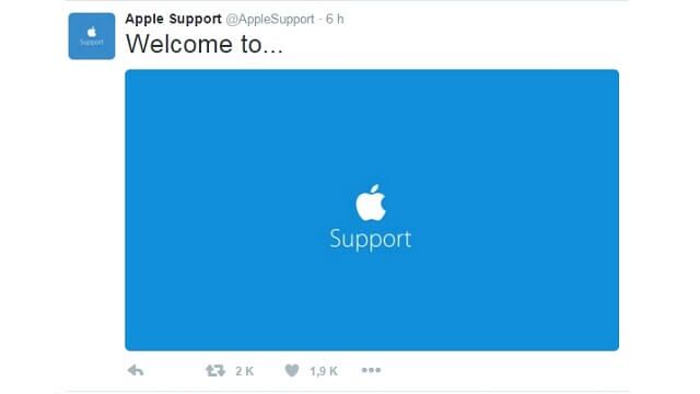 @AppleSupport responde a casi 100 tweets por hora